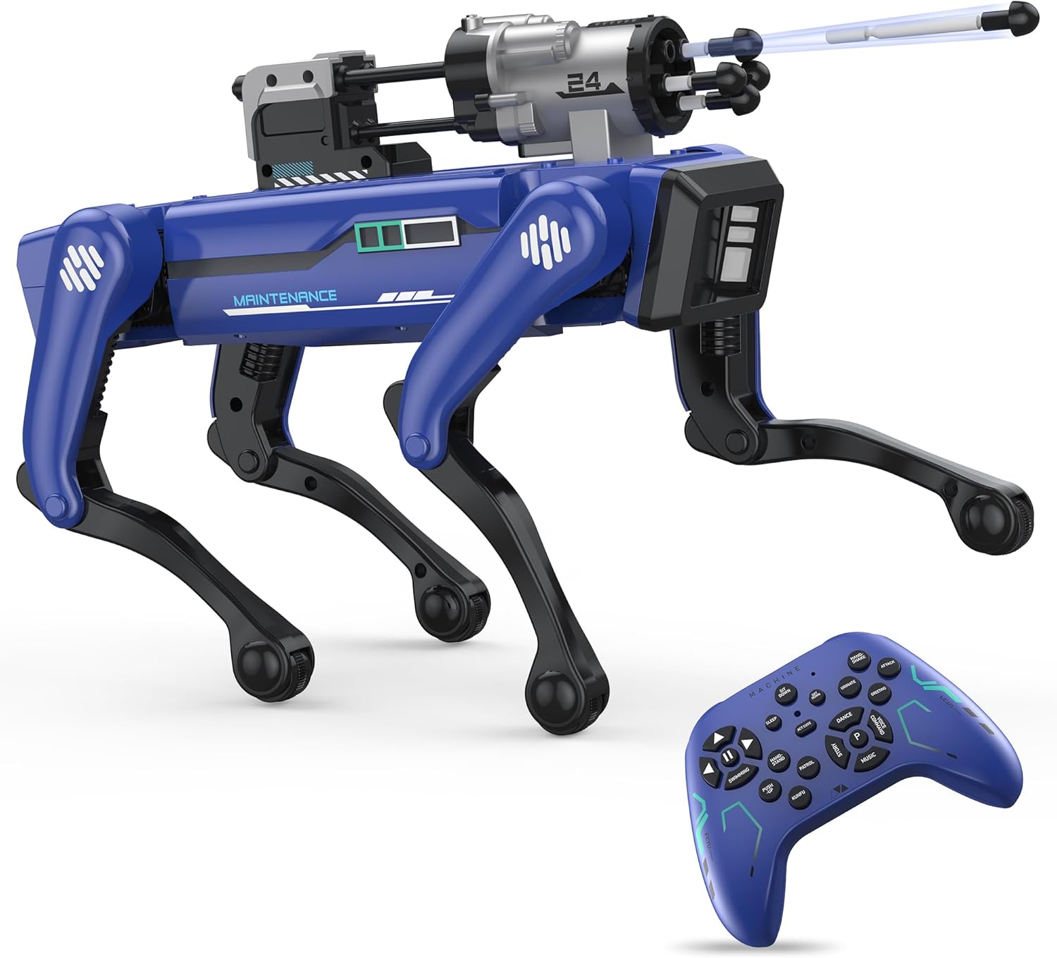 Interactive Smart Robot Dog Stem Toy With Programmable Actions And